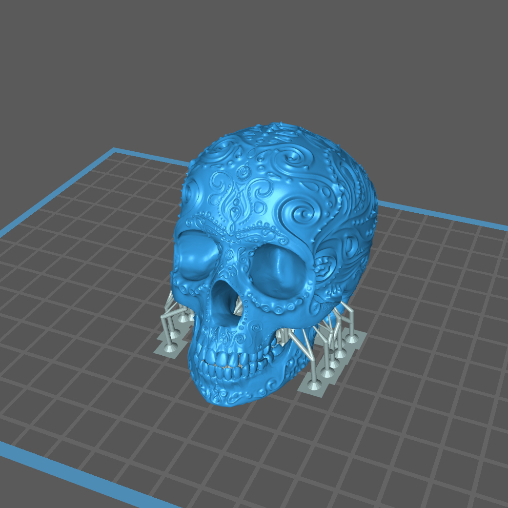3D file Sugar Skull Ornament Skull for Halloween Decoration 💀・3D ...