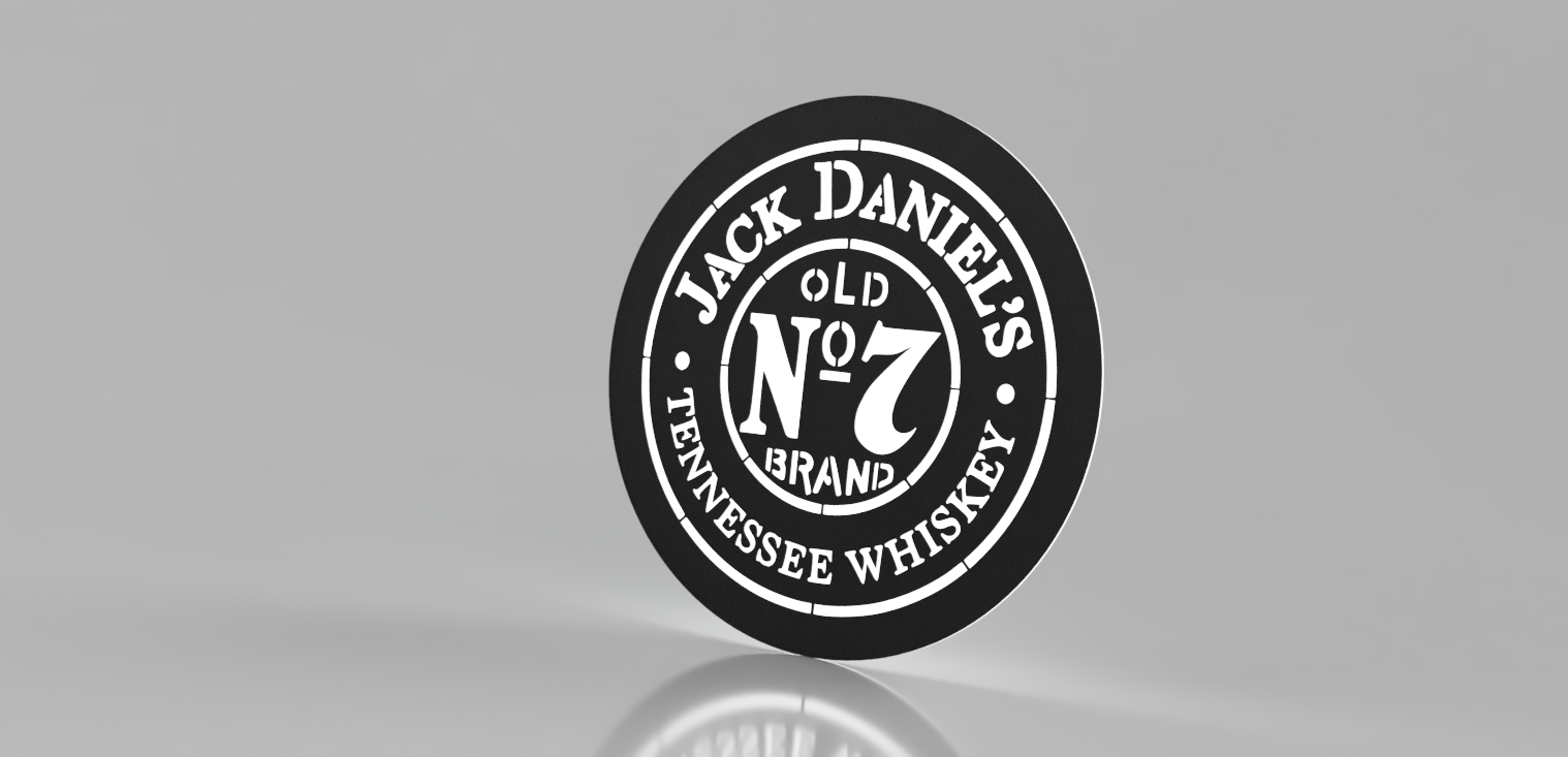 Jack Daniels White Logo