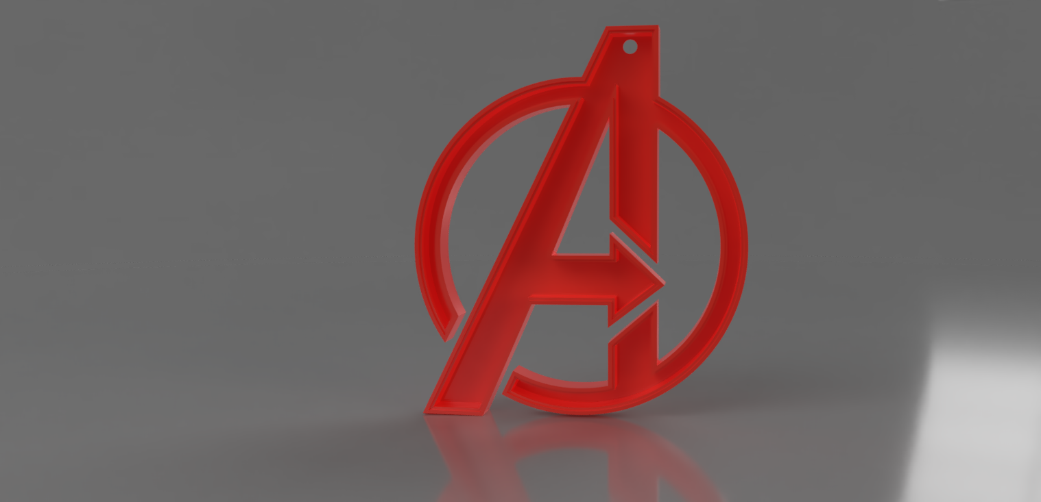 STL file AVENGERS LED・3D printer design to download・Cults