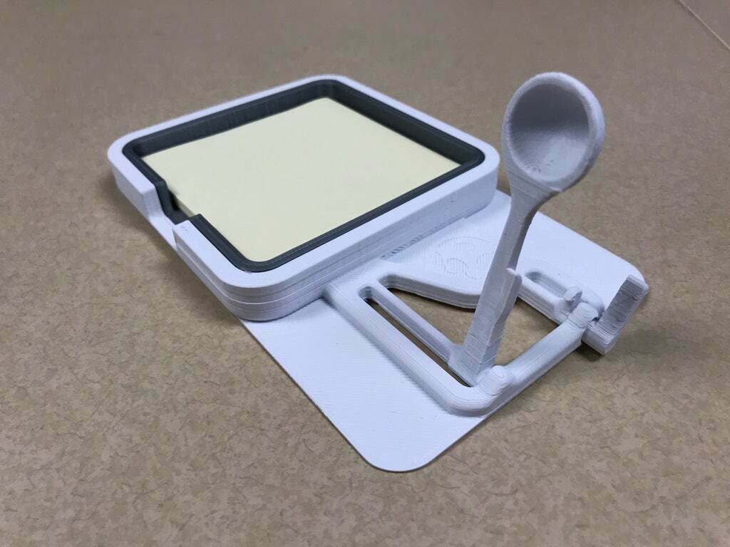 Free STL file Post It Note Catapult and Holder 🏢・3D print model to ...
