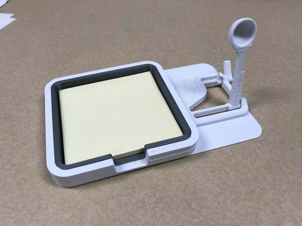 Free STL file Post It Note Catapult and Holder 🏢・3D print model to ...