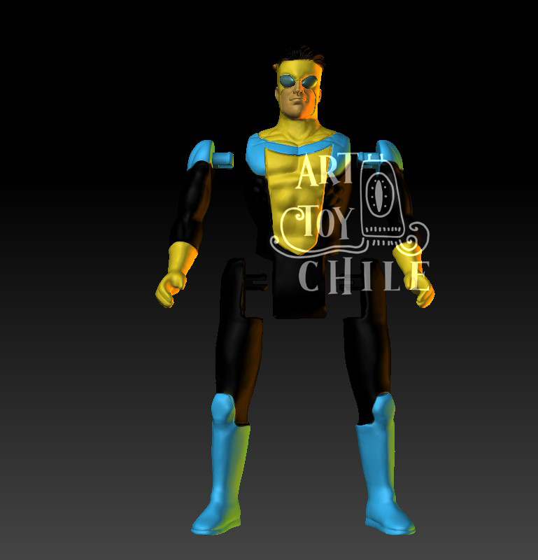 OBJ file INVINCIBLE ACTION FIGURE kenner lilililedy・Model to download ...