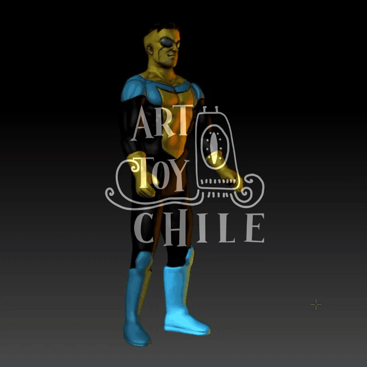 OBJ file INVINCIBLE ACTION FIGURE kenner lilililedy・Model to download ...