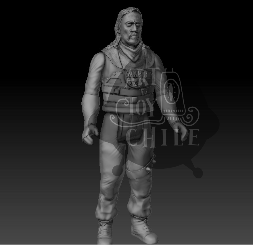 Fichier OBJ star wars danny trejo Machete rancor keeper machete machete ...