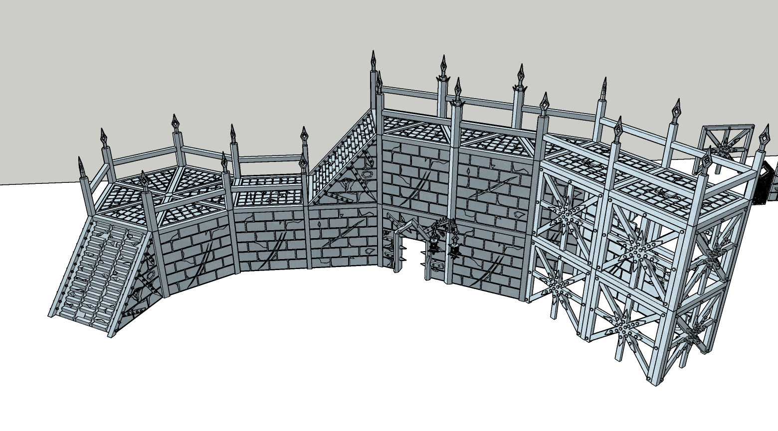 3D file Chaotic Ruins Modular Terrain Kit・Design to download and 3D ...