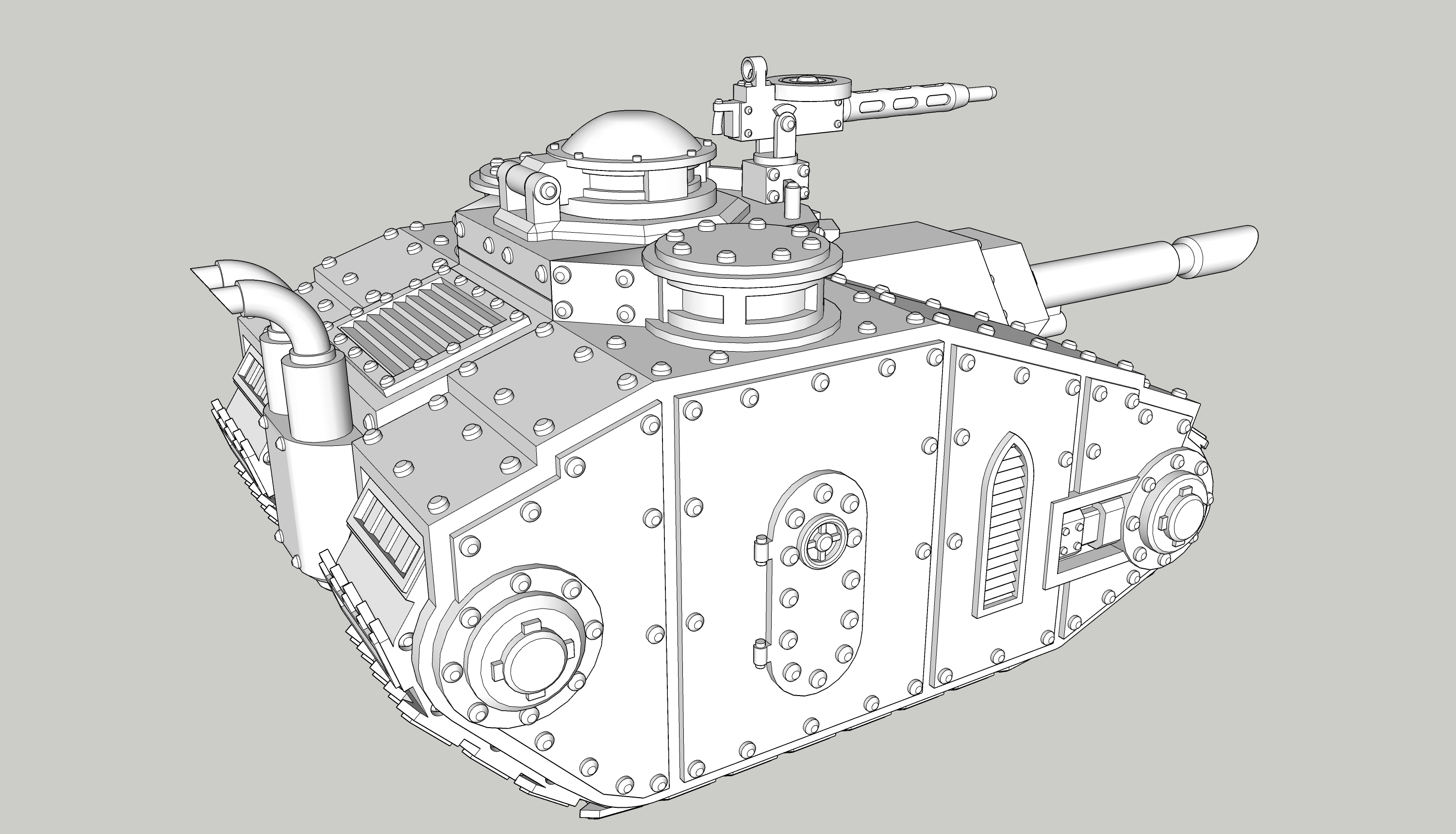 3D file Imperial Laser Tank Hunter Tank・3D print design to download・Cults