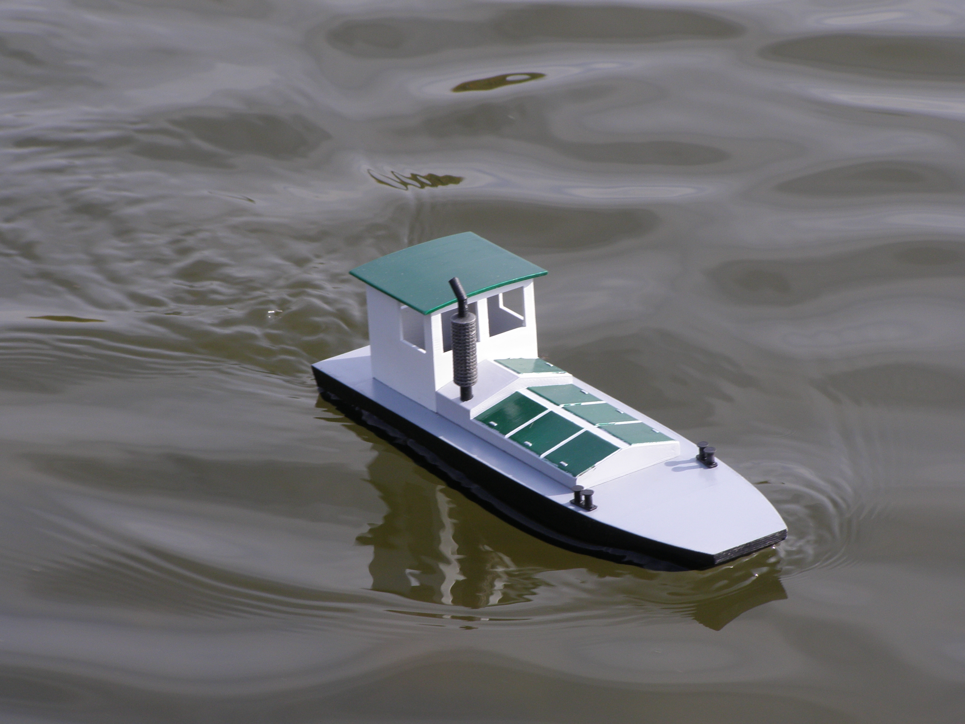 Download STL file Mikul - simple small RC boat 1:32 • 3D printing ...