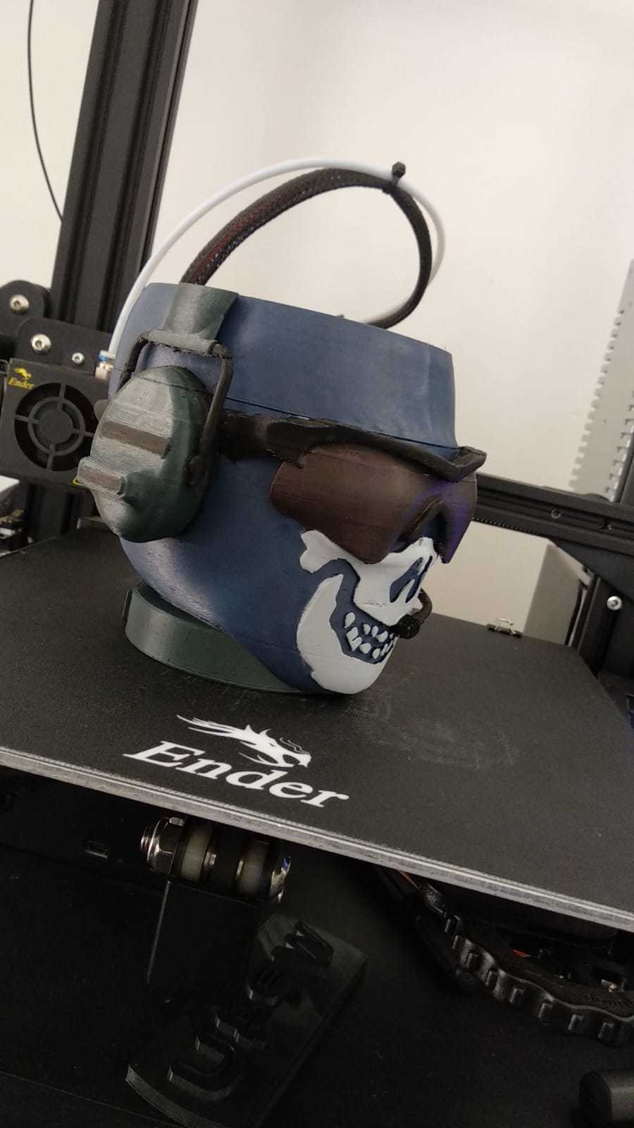 STL file Ghost Call of Duty Organizer・3D printable model to download・Cults