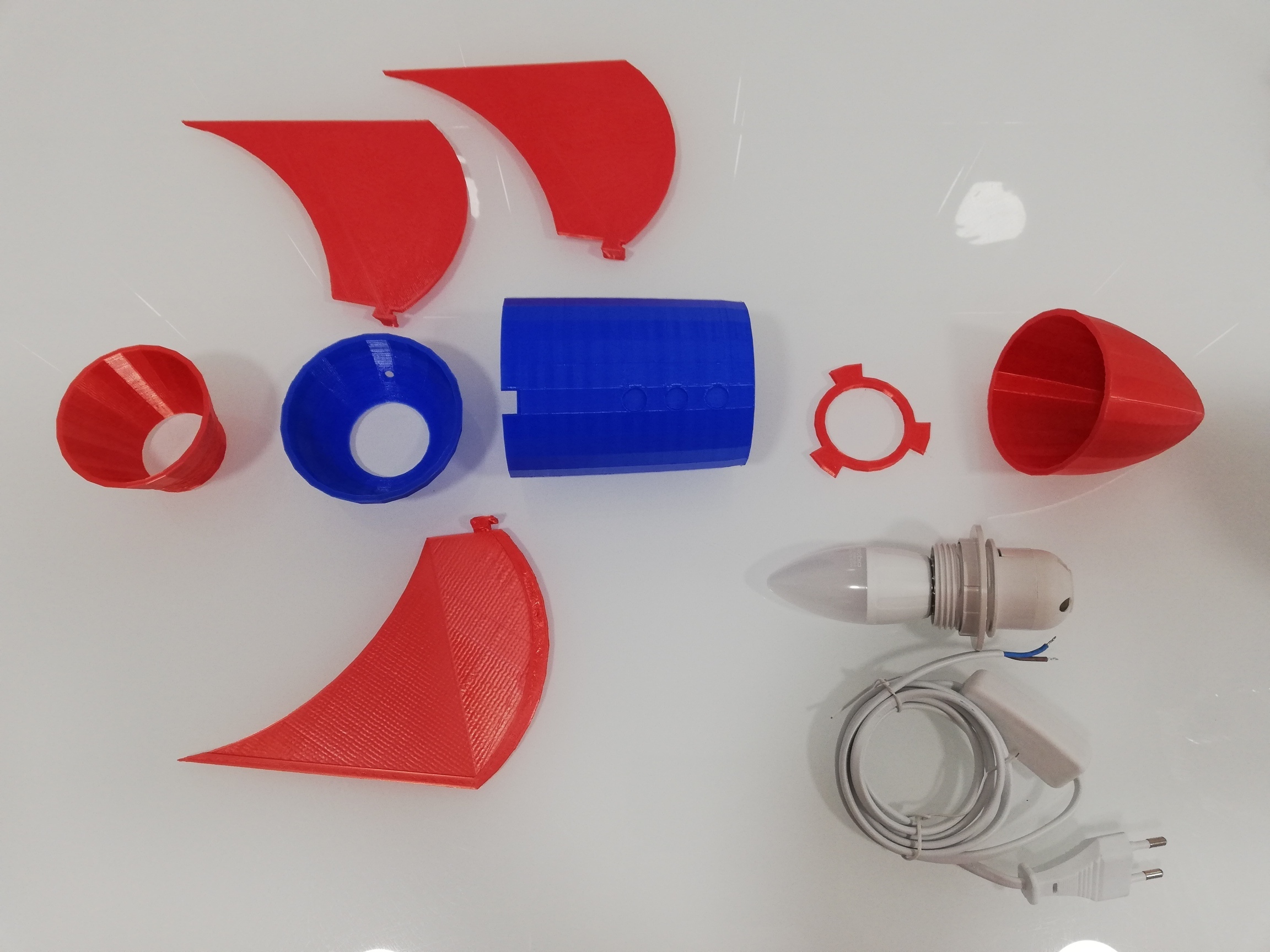 Free STL file Rocket Light Lamp・3D printing design to download・Cults