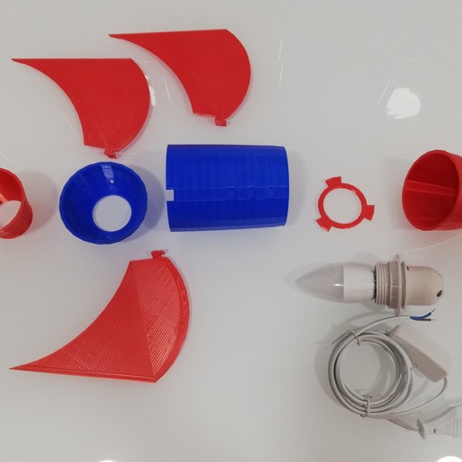 Download free STL file Rocket Light Lamp • 3D printable object ・ Cults