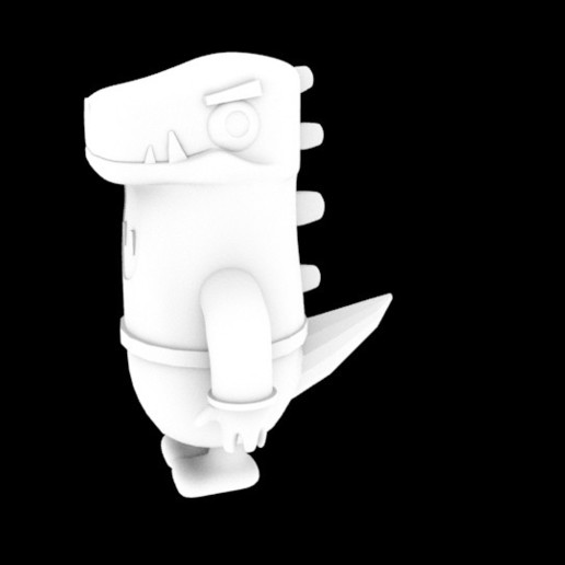 Download STL file FALL GUYS T-REX • 3D printing design ・ Cults