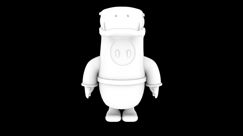 STL file FALL GUYS T-REX・3D print object to download・Cults