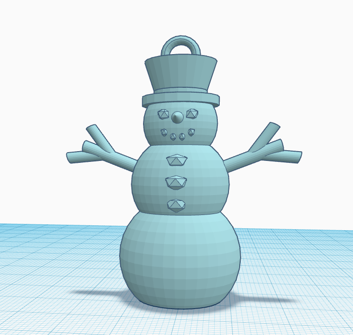 Free STL file Holiday Snowman Ornament・3D printing model to download・Cults