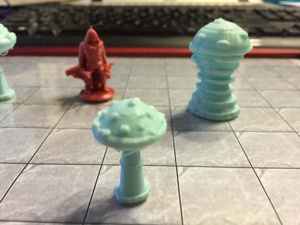 Free STL file Alien Toadstool 1・Model to download and 3D print・Cults