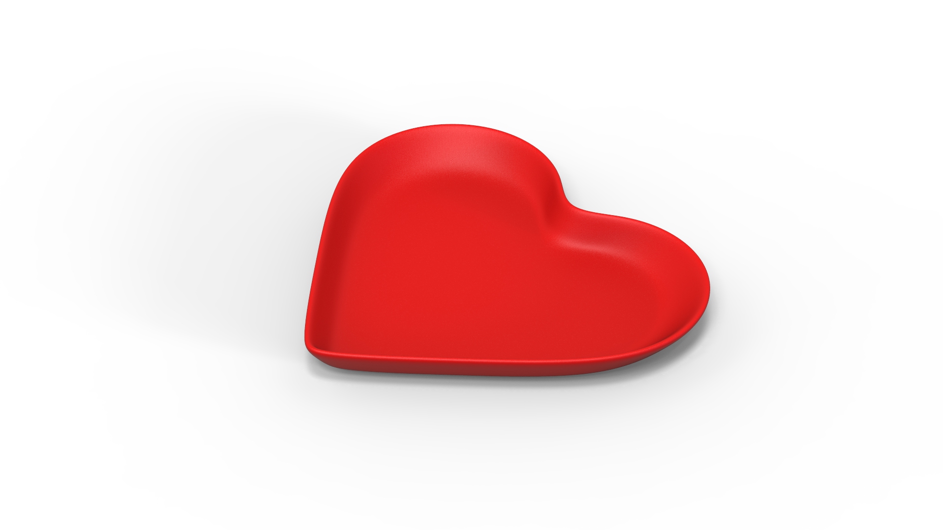 STL file Plate in Heart / Dish in Heart Shape・Model to download and 3D ...