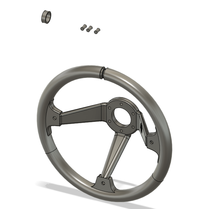 STL file Steering Wheel 350mm 🛞・3D printer design to download・Cults