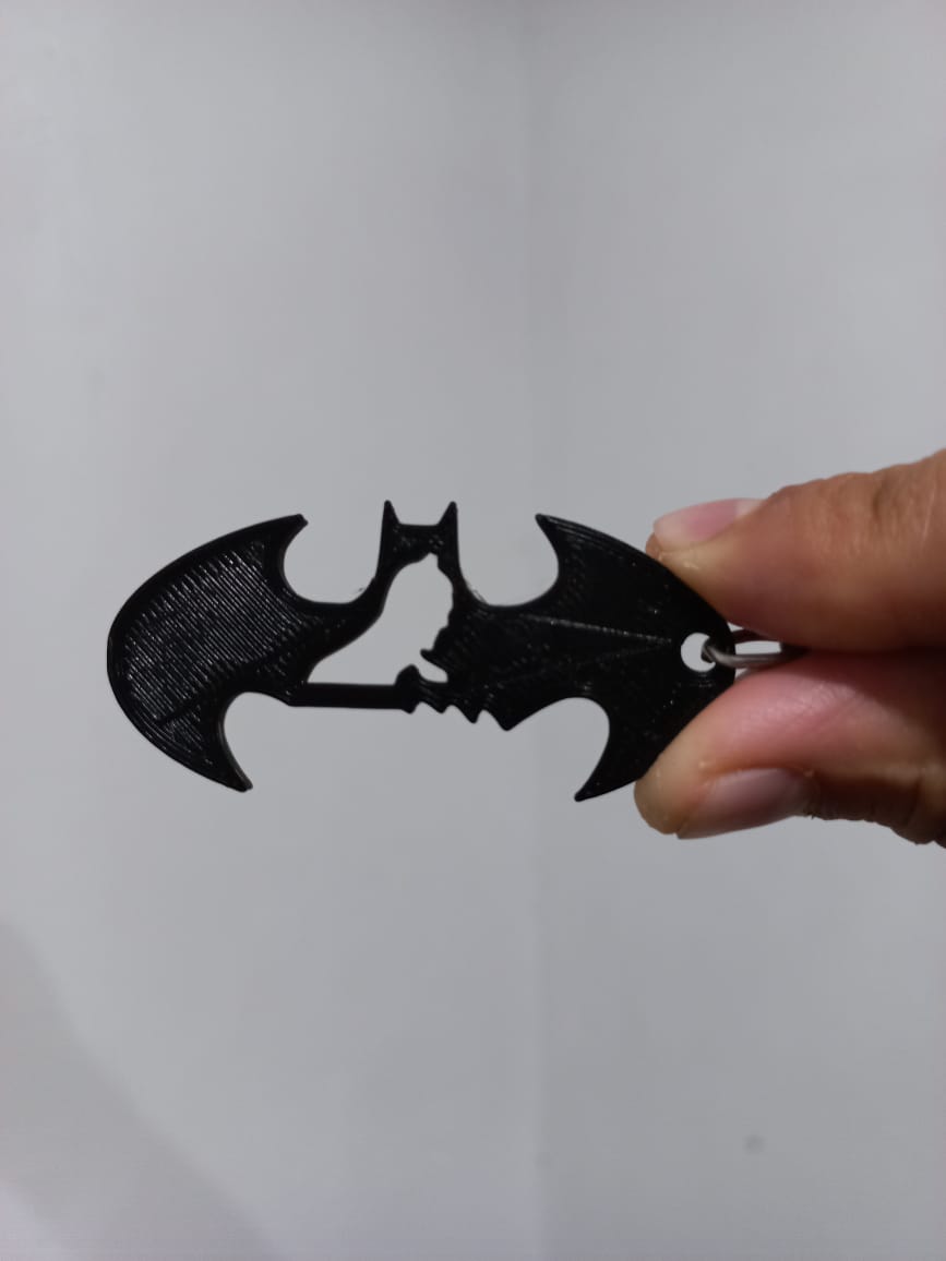 STL file Batman Keychain・3D printable design to download・Cults