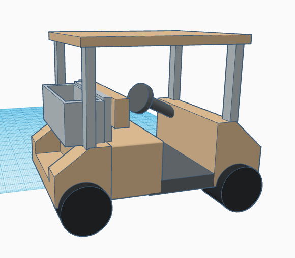 Free STL file Golf Cart・3D printing design to download・Cults