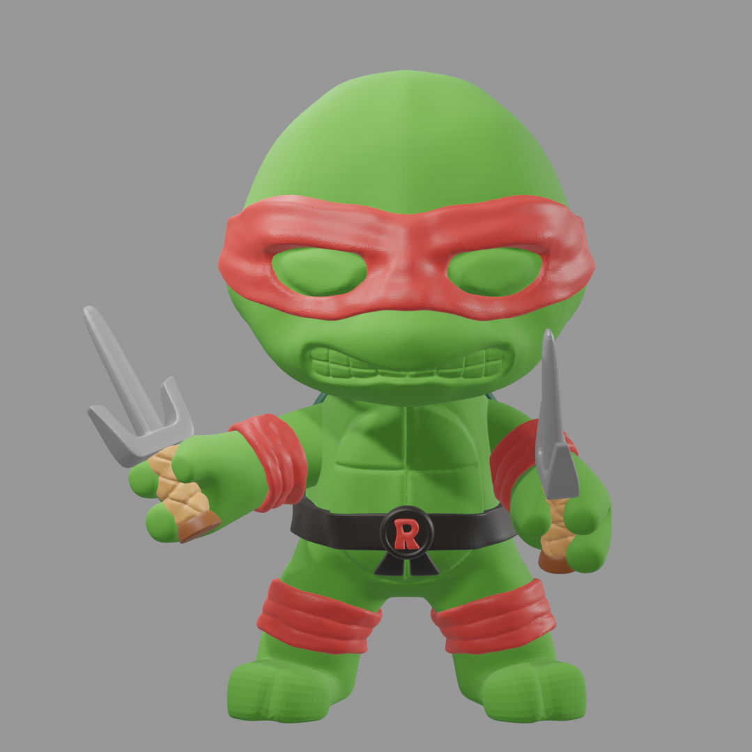 STL file TMNT Raphael・3D print design to download・Cults