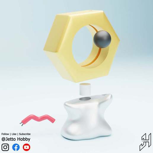 Download free STL file Meltan (1/3 Scale Pokemon) • 3D print template ...