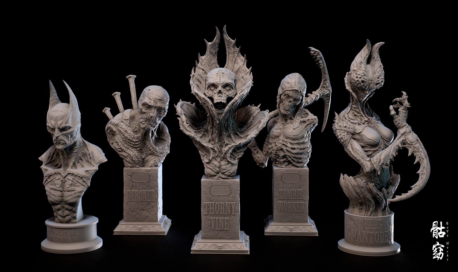 3D file UNDEAD collection - DEBONER・3D printing model to download・Cults