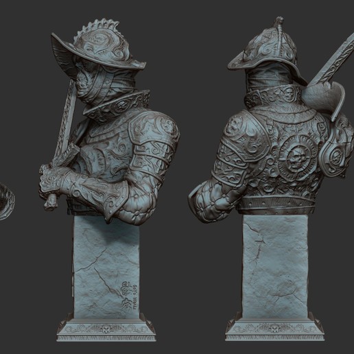 Download STL file Undead Collection 'Ghoul Warrior' • 3D printable ...