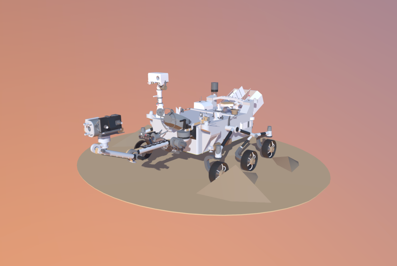 Free OBJ file Perseverance Rover- Mars 2021・3D printing design to ...