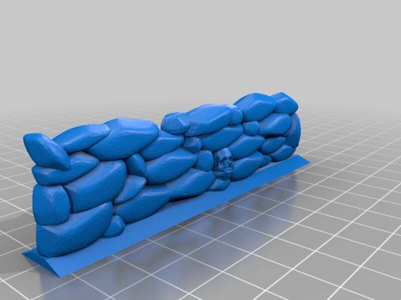 Free STL file Wall made of Stones 1 🏗️・3D printing model to download・Cults
