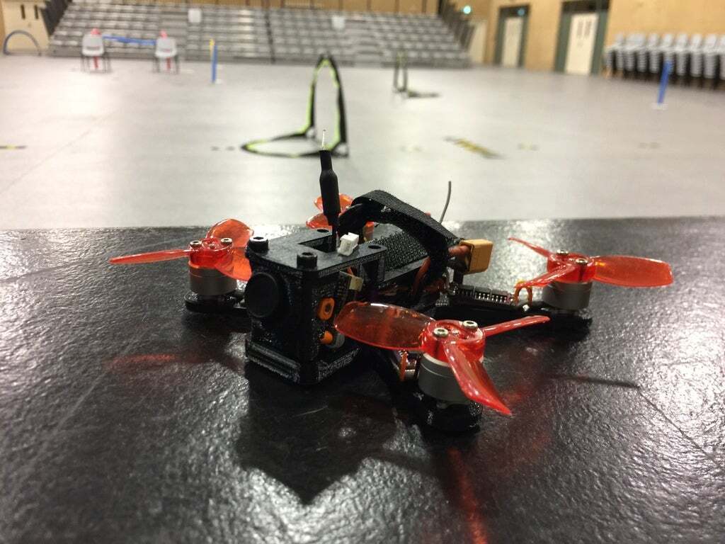 Fichier STL gratuit Châssis de quad 2,3" pour bloc d'alimentation Emax ...