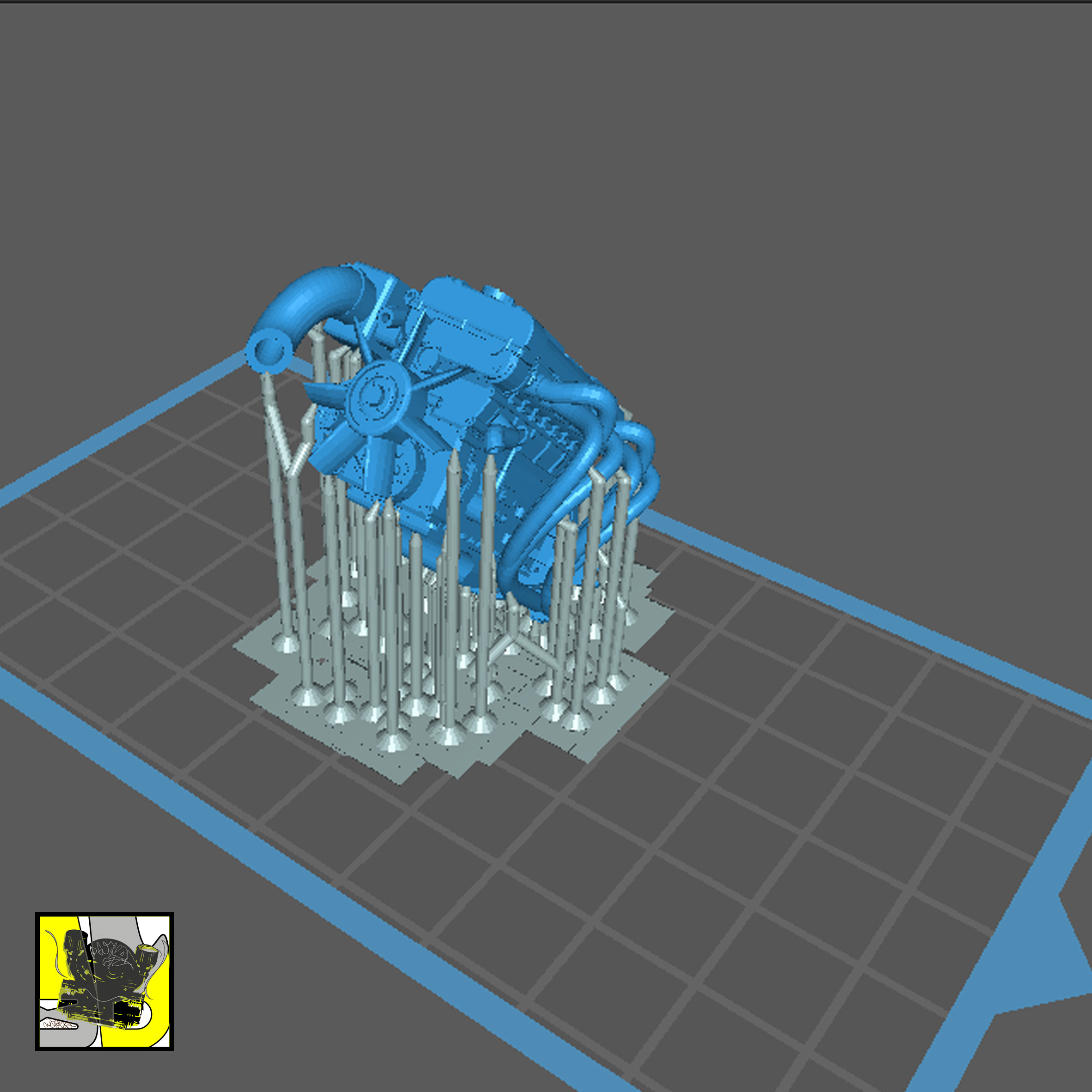 STL file 1/24 Engine Nissan Datsun Z LS20 Inline 6 🚗・3D printer model ...