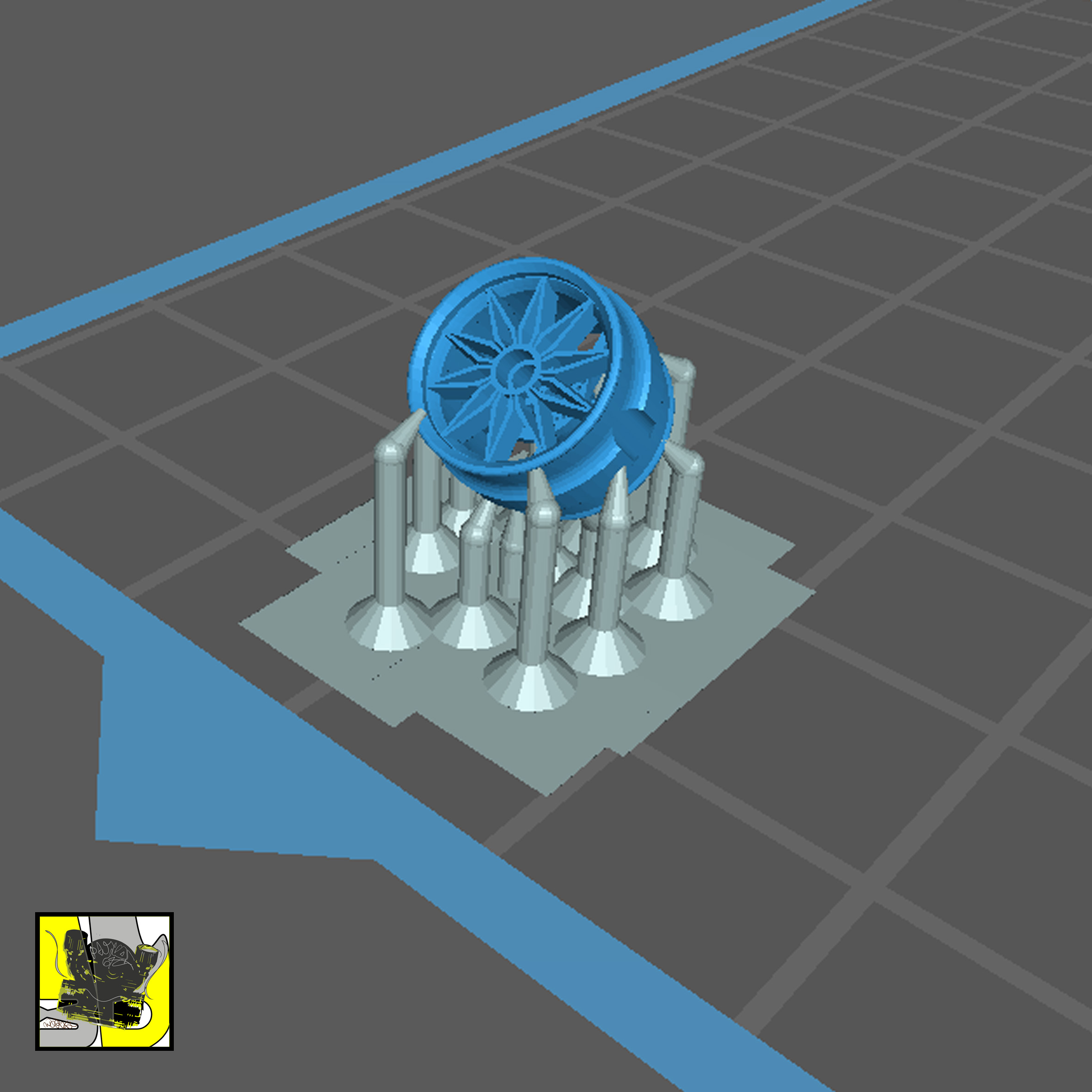 STL file 1/64 Scale Rims 08・Design to download and 3D print・Cults