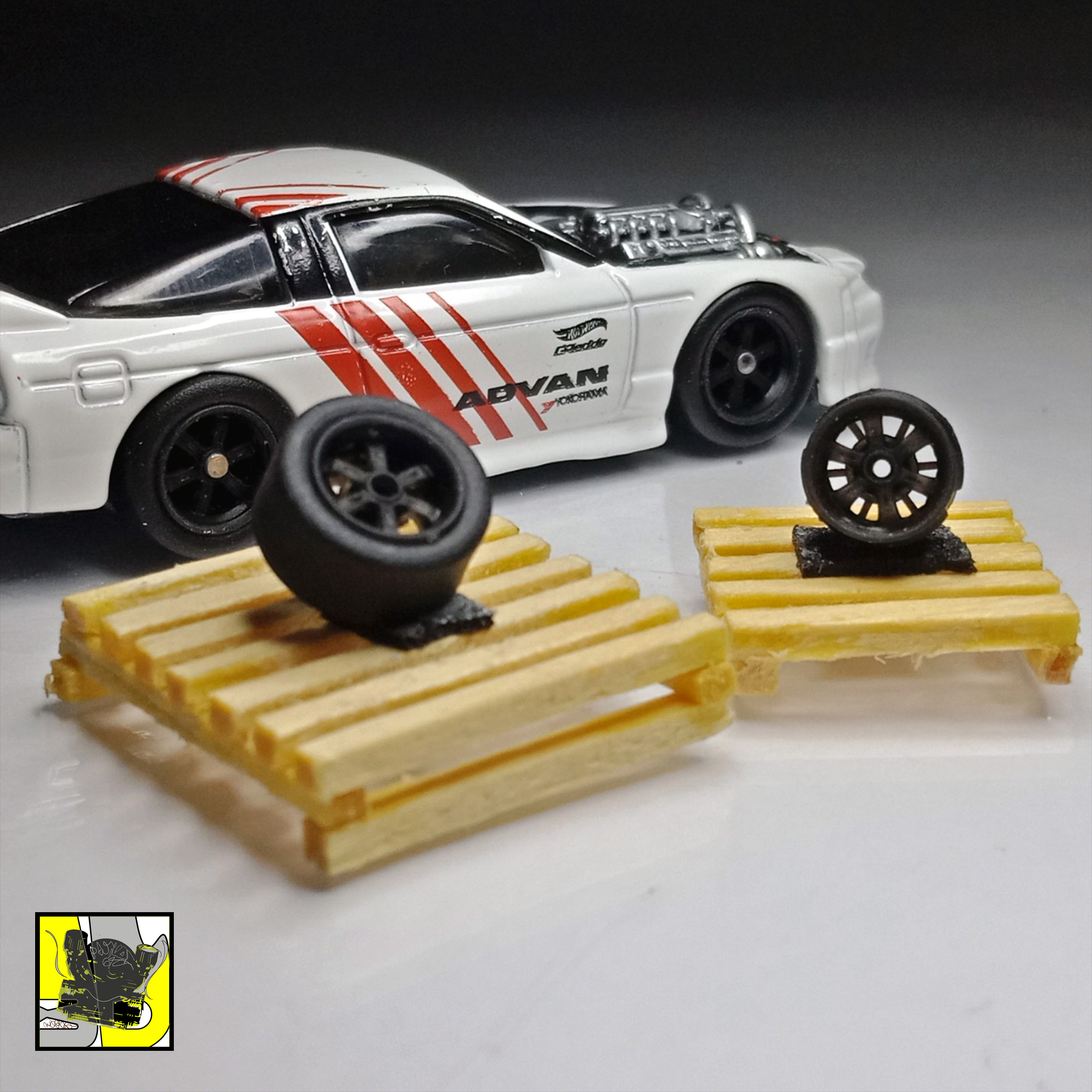 STL file 1/64 Scale Rims 01・3D printable model to download・Cults