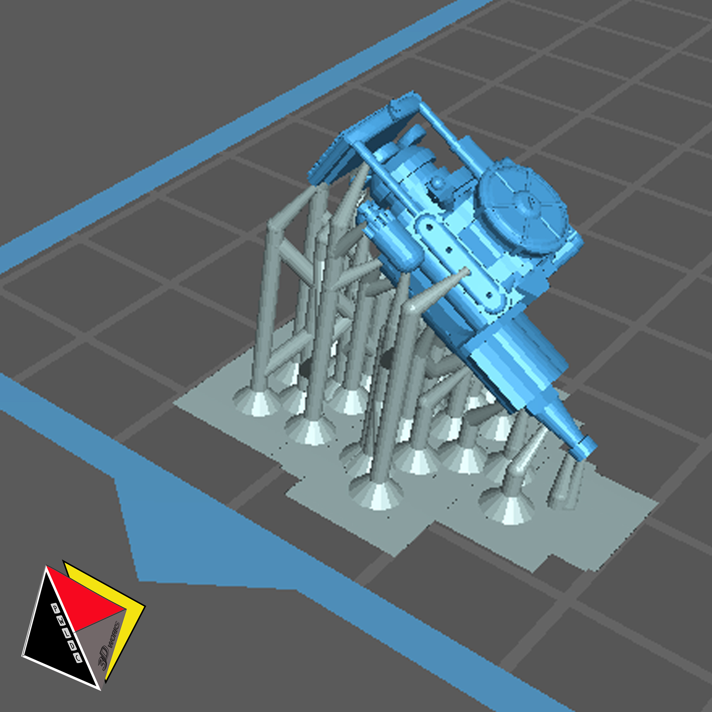 STL file 1/64 Scale V8 Chevy Engine Diecast Hot Wheels Chevy 55・3D ...