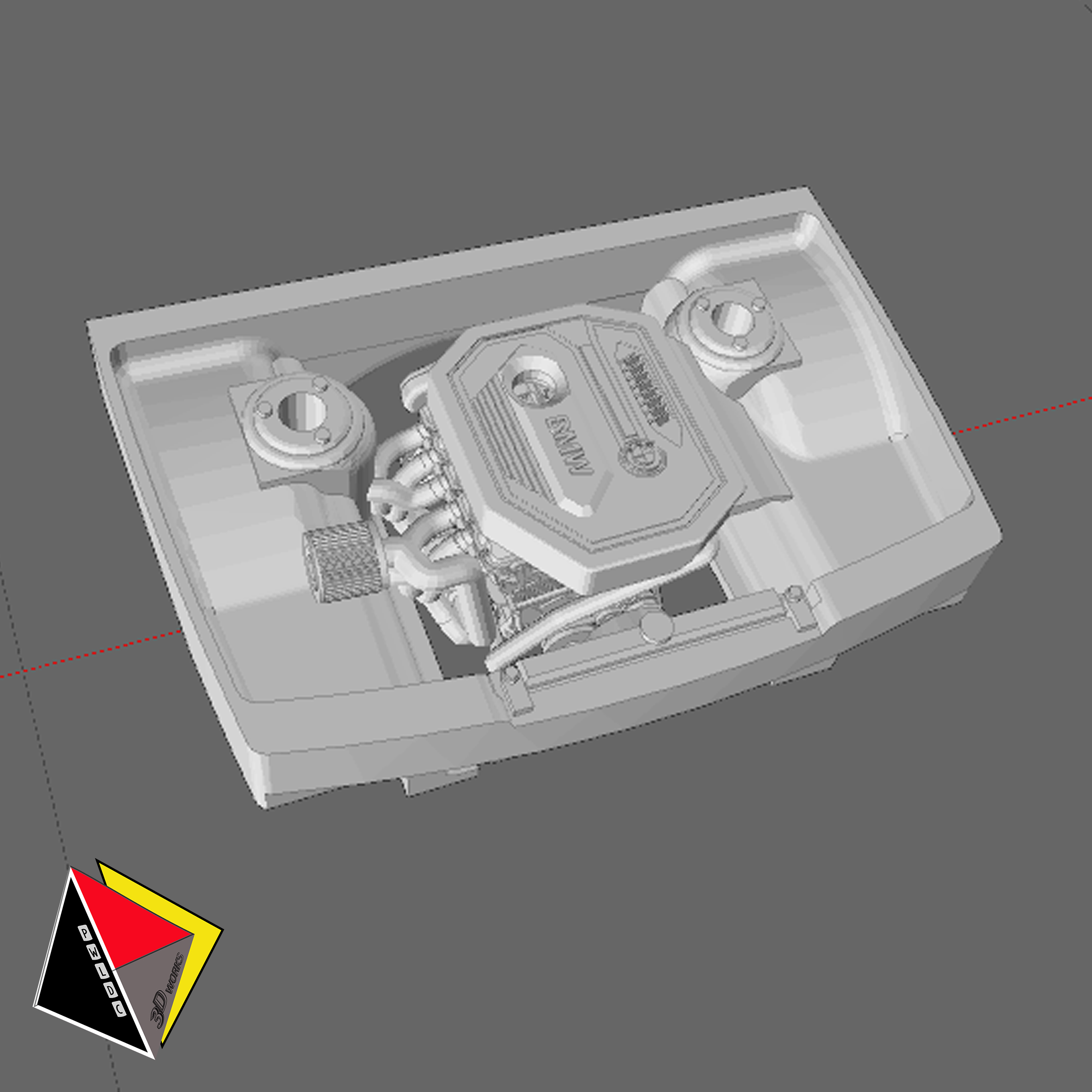 STL file 1/64 Scale B58 Engine Hot Wheels BMW M3・3D print model to ...