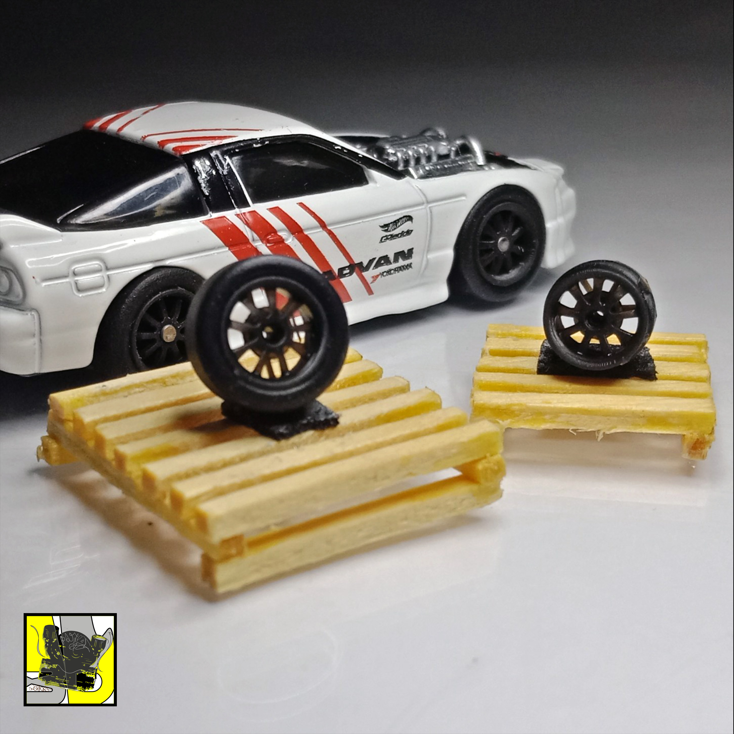 STL file 1/64 Scale Rims 02・Model to download and 3D print・Cults