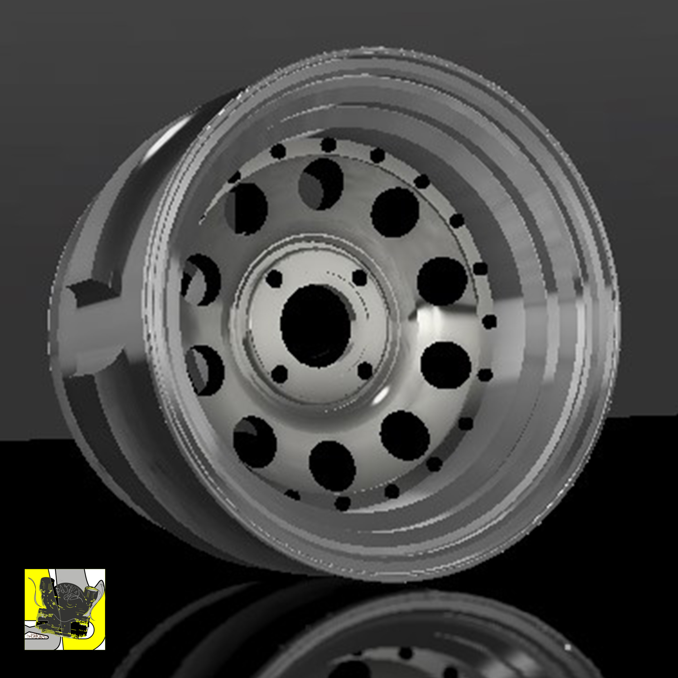 STL file 1/64 Scale Modgies Rims (Wider&Deeper)・3D printing template to ...