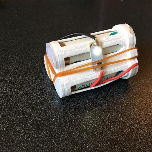 Download STL file AA Battery Holder • 3D printer template ・ Cults