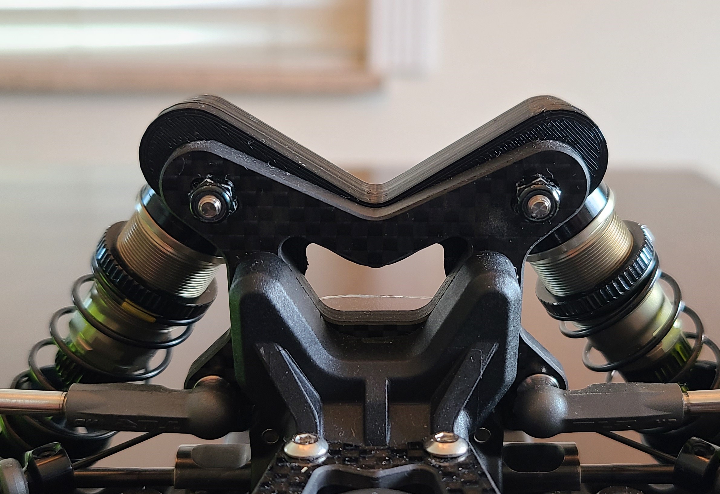 STL file TLR 22X-4 Front Shock Tower Rollover Protection one part ...