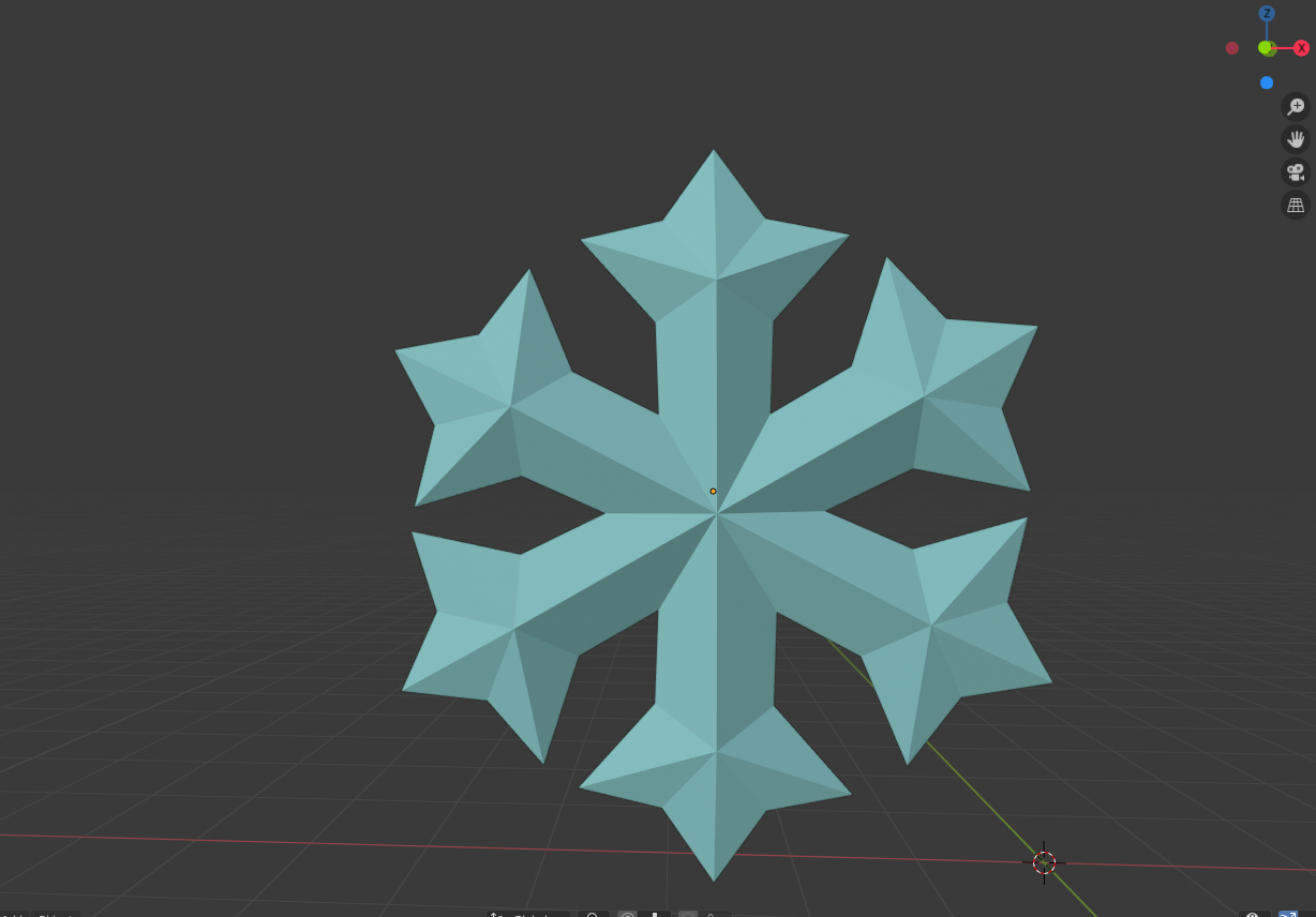 Archivo 3D Snowflake low poly ️・Modelo para descargar e imprimir en 3D ...