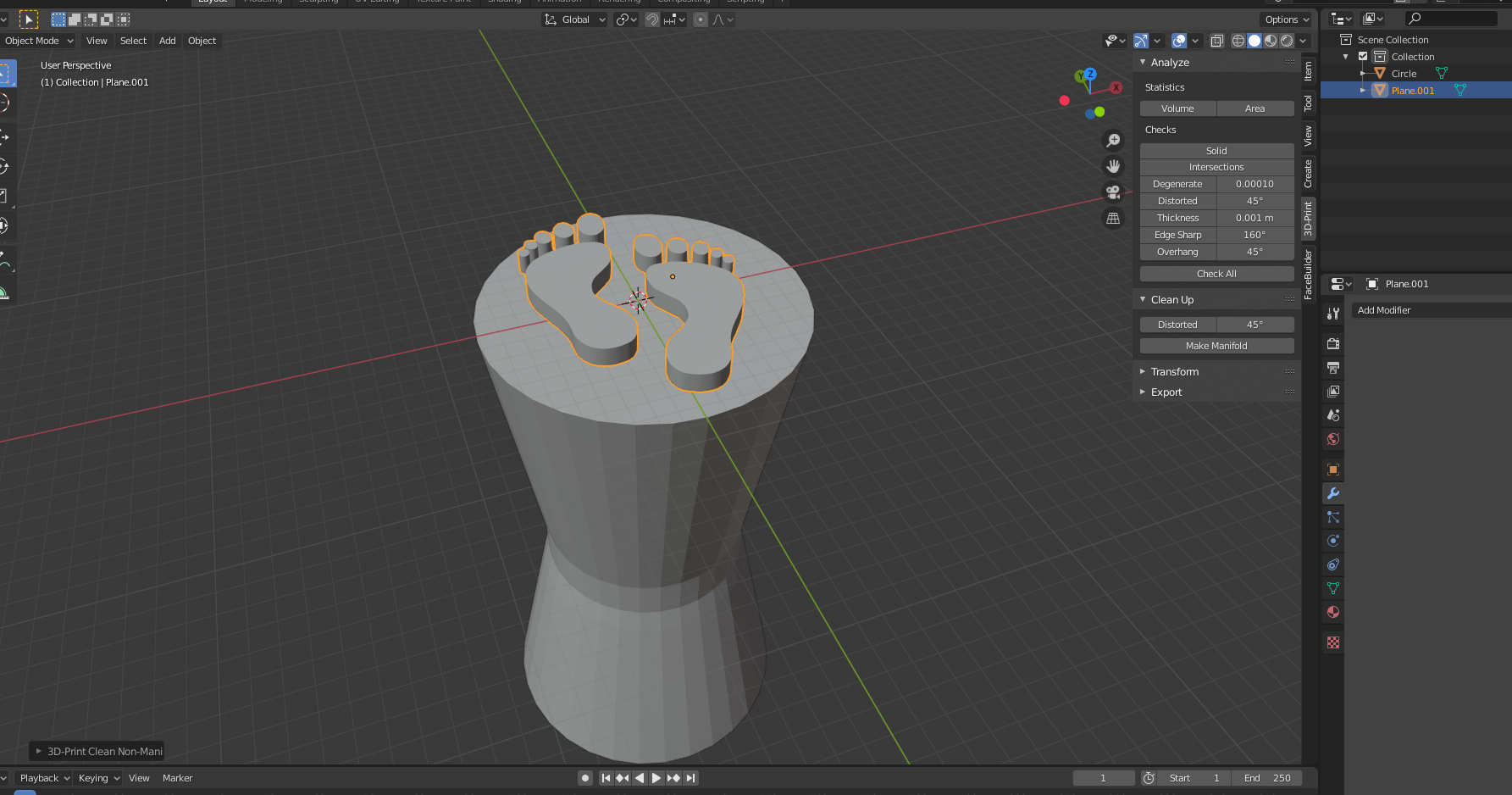 Free 3D file Footprints stamps, slt and blender・3D printable model to ...