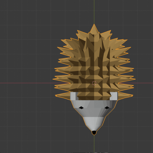 Download STL file Hedgehog low poly • Design to 3D print ・ Cults