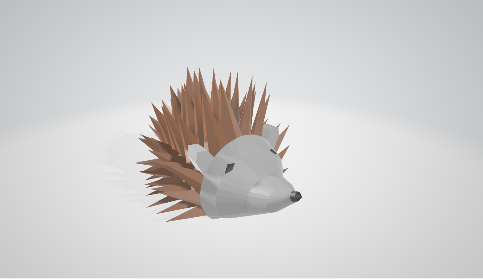 Download STL file Hedgehog low poly • Design to 3D print ・ Cults