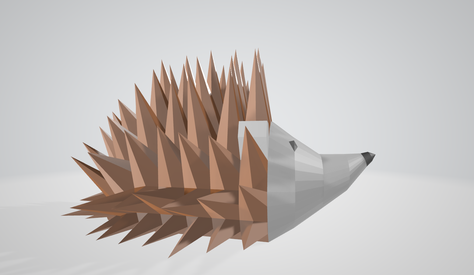 Download STL file Hedgehog low poly • Design to 3D print ・ Cults