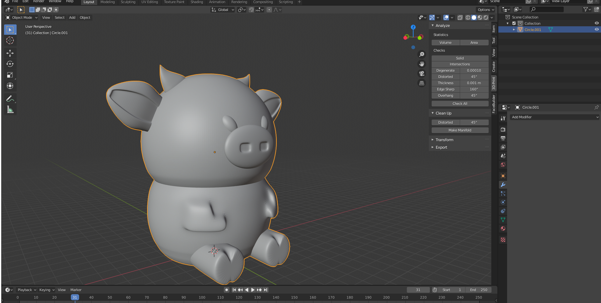 Fichier STL Vache mignonne, fichiers blender et stl 🏠・Plan à imprimer ...