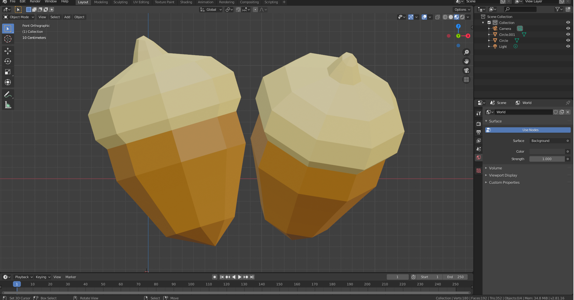 Free 3D file Low poly nut・3D printable model to download・Cults