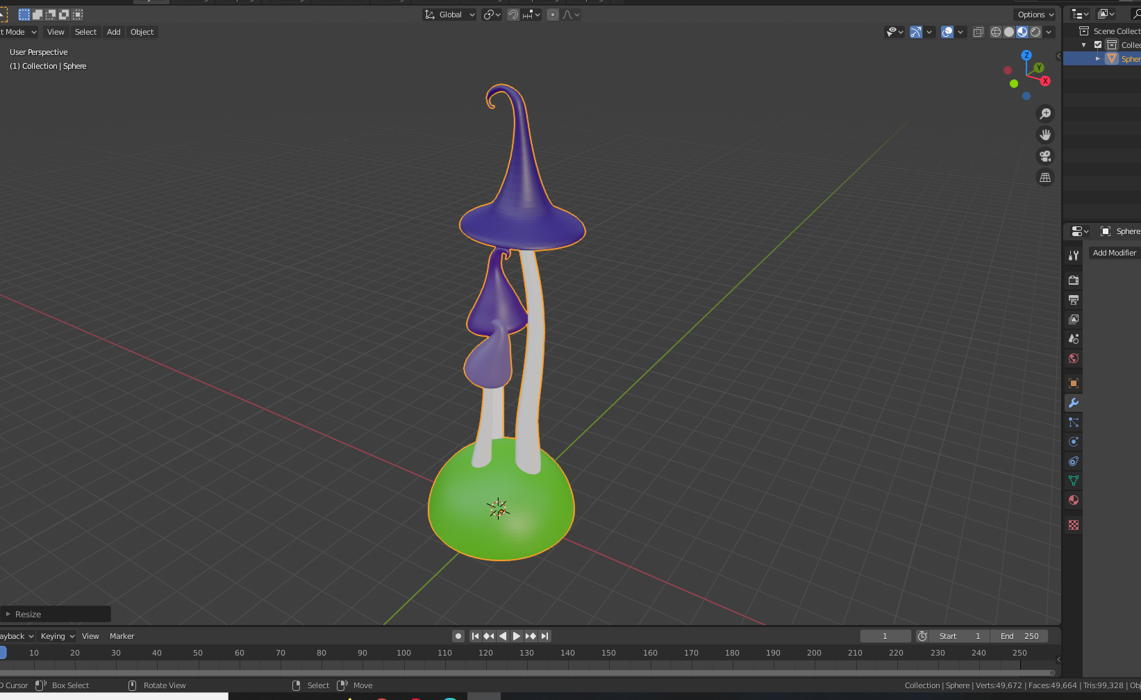 3D file Garden purple mushrooms・Template to download and 3D print・Cults