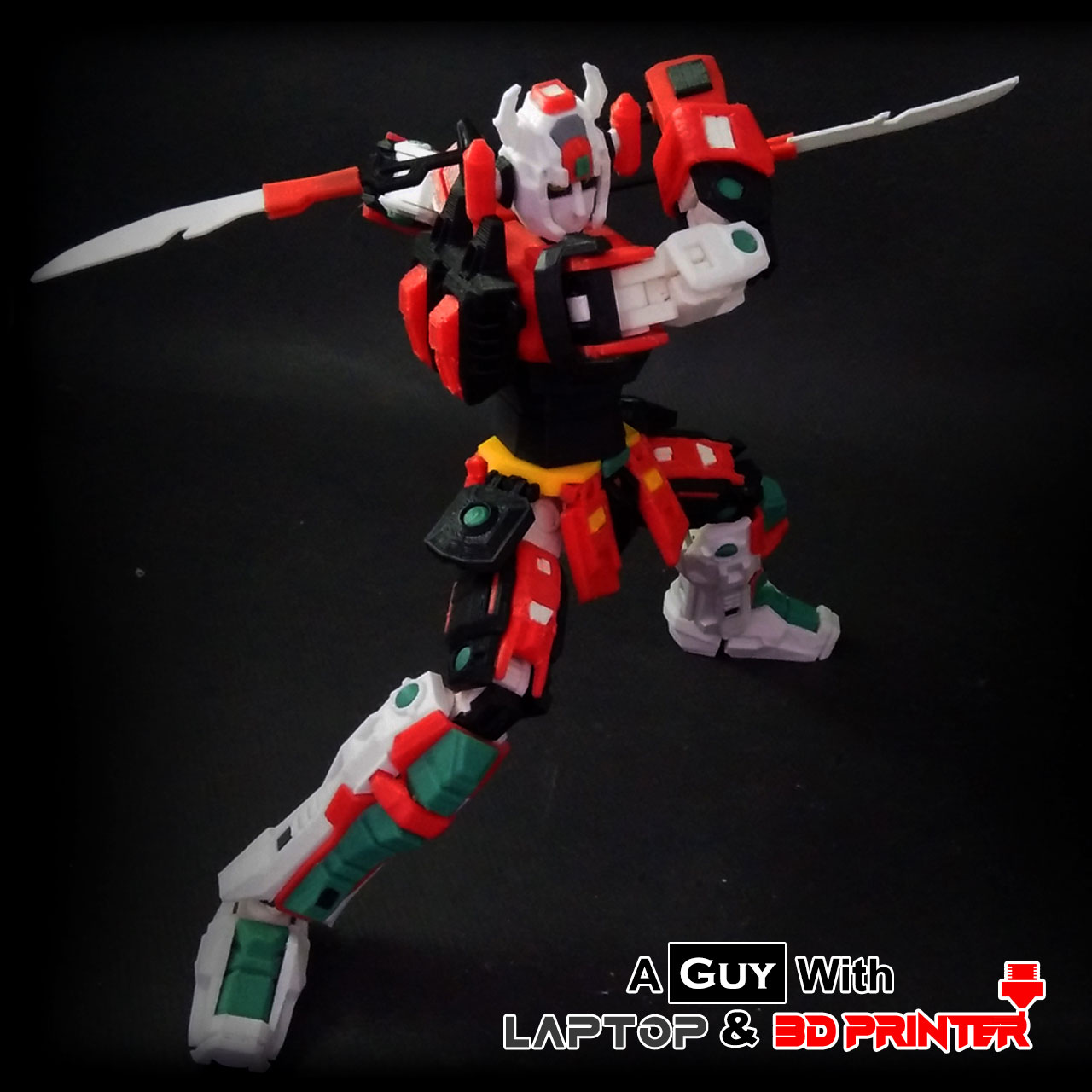 STL file DYNAMOS - Articulated Action Figure - (Based on Daimos)・3D ...