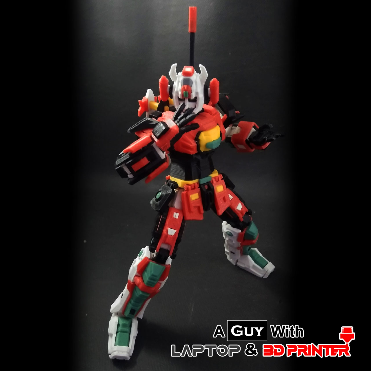 STL file DYNAMOS - Articulated Action Figure - (Based on Daimos)・3D ...
