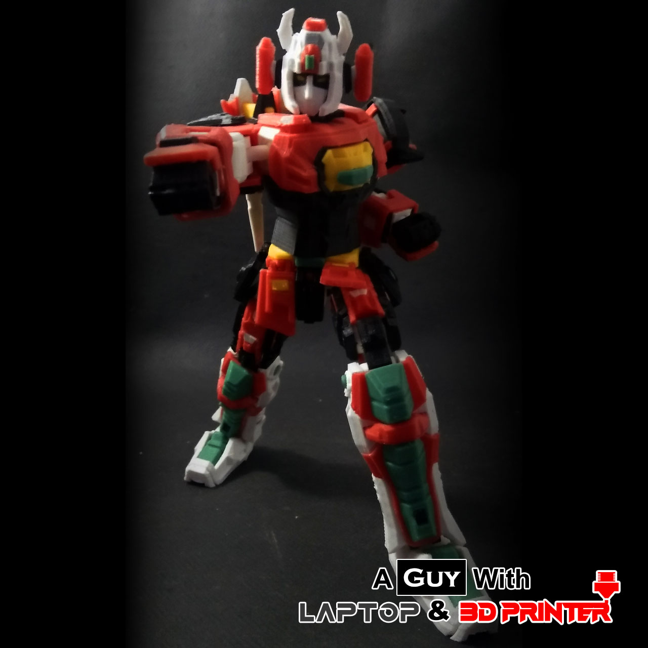 STL file DYNAMOS - Articulated Action Figure - (Based on Daimos)・3D ...