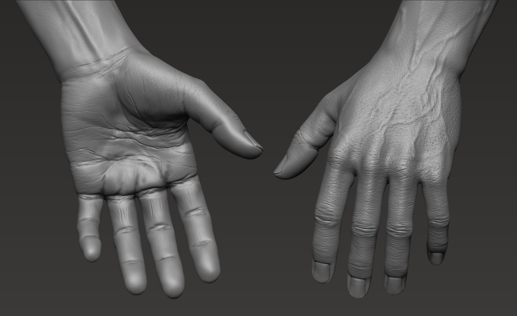 3D file Anatomically correct muscular male body Low and High Poly Low ...